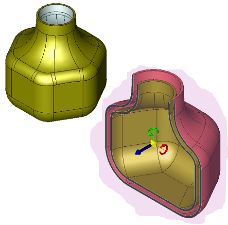 Using the Offset Solid Tool in KeyCreator
